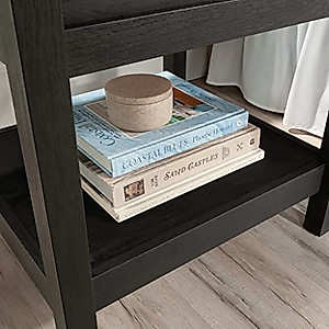 Sauder Cottage Road Night Stand with Drawer, L: 21.18" x W: 19.45" x H: 24.06", Raven Oak Finish