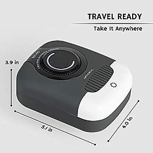 Airthereal B50-PRO Mini Ozone Generator with Negative Ion - Plug-in Odor Eliminator Disinfecting Machine with Timer and Cycled Mode