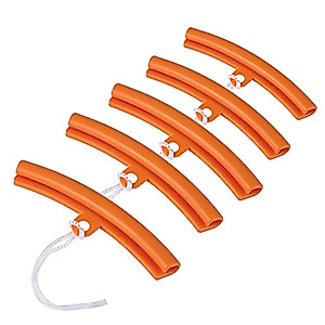 Car Tire Changing Rim Protector, 5 Pcs Wheel Changing Rim Savers, 15cm Auto Tire Changer Guard Edge Saver Tool, Fixing Tyre Rim Protective Cover for Motorcycle, SUV Orange