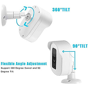 AOTNEX Blink XT2/XT Camera Wall Mount Bracket,3 Pack Full Weather Proof Housing/Mount with Blink Sync Module Outlet Mount for Blink Outdoor Indoor Cameras Security System (White)