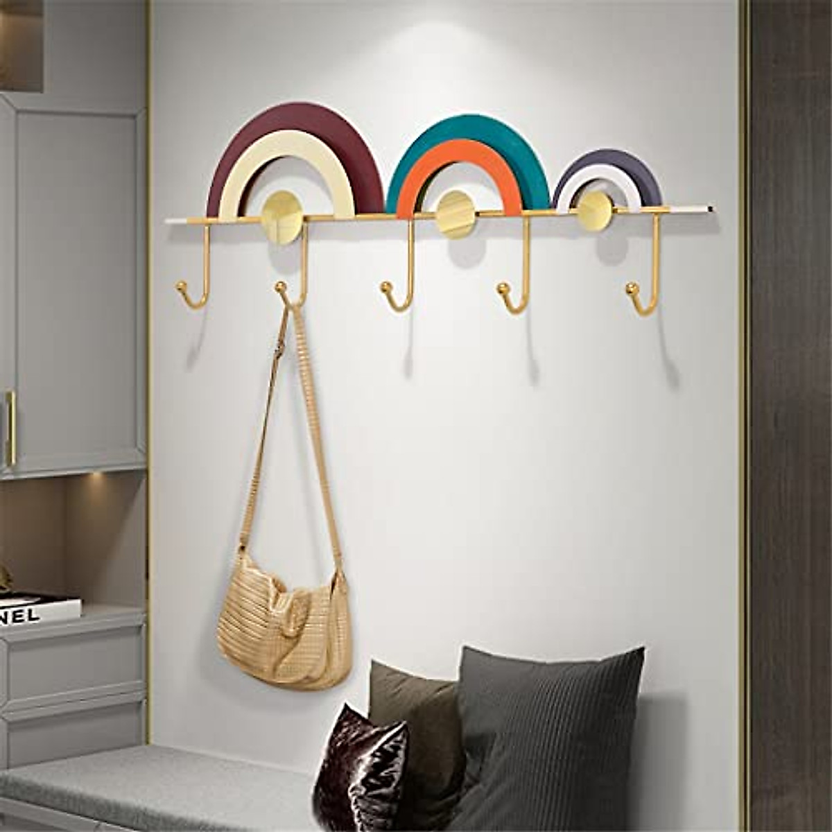 XDCHLK Creative Decoration Hooks Enter The Home Fashion Key Storage Hanger Coat Hook Wall Hanging