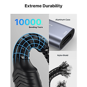 Video Capture Card 4K, JSAUX External Camera Adapter HDMI to USB Video Audio Recording in 1080P@30Hz, 4K@30Hz for Streaming, Home Office, Live Broadcasting, Video Conference, Teaching, Gaming(Grey)