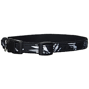 Vera Bradley Women's Recycled Lighten Up Water-repellent Adjustable Pet Collar, Glass Vines, Large