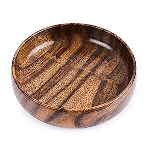 Rusticity® Wood Serving Bowl - Medium | Handmade | (7.9 inch)