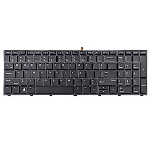 TLBTEK Backlight Keyboard Replacement Compatible with HP ProBook 450 G5 455 G5 470 G5 Series Laptop L01028-001 L01027-001