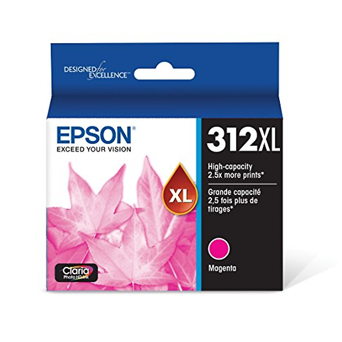 Epson T312XL320 Claria Photo HD Magenta High Capacity Cartridge Ink & T312XL420 Claria Photo HD Yellow High Capacity Cartridge Ink