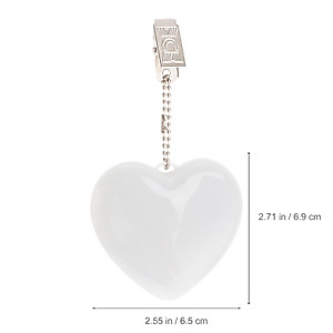 Uonlytech Heart LED Light Handbag Illuminator Touch Sensor Lamp Xmas Cold White Tree Hanging Ornament Valentines Day Gift Party Favor