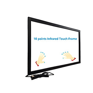 43 Inch Interactive 10 Points Infrared IR Touch Screen Overlay Frame Free Driver…