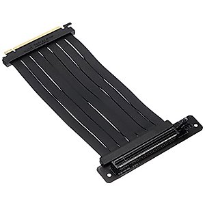 ASUS ROG STRIX Riser Cable PCI-E 3.0 x16 High Speed Flexible Extender Card Extension Port, 90 Degree Adapter (240 mm)