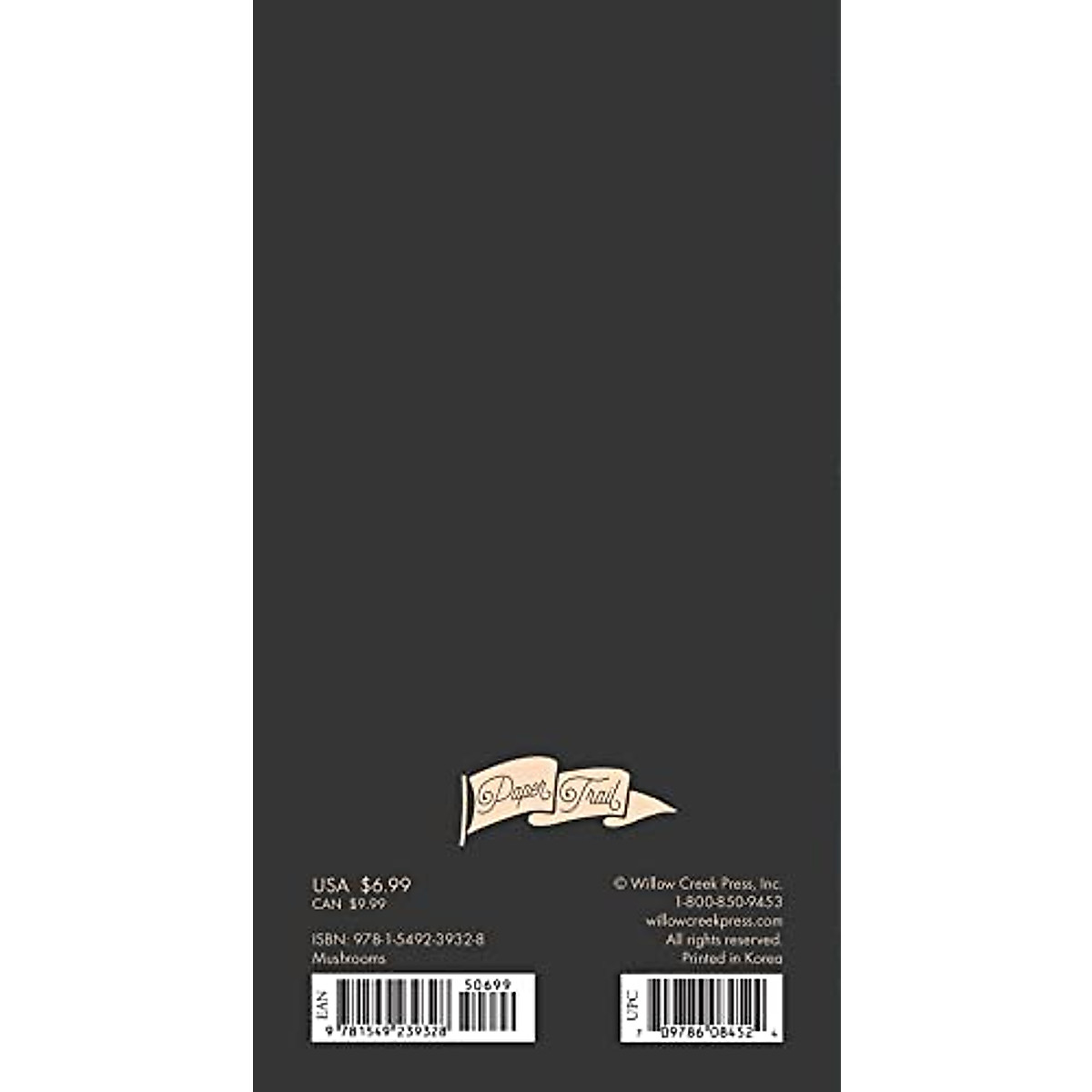 Willow Creek Press Mushrooms 2-Year January 2024 - December 2025 Monthly Pocket Planner (3.5" x 6.5")