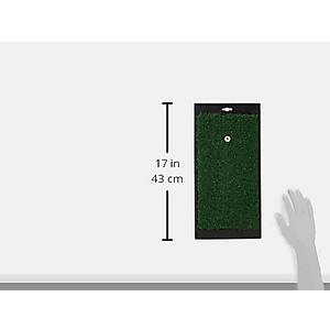 Callaway FT Launch Zone Golf Hitting Mat with Rubber Backing Golf Putting Mat,Green