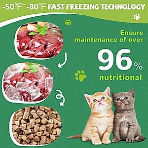 PAWUP Freeze Dried Chicken Liver Pet Treats, High Protein Freeze-Dried Pet Food for Dogs, Cats, Fresh Ingredient Snacks, 4.6 oz, Rawhide Free&Grain Free