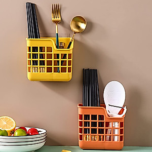 PAREKS Spoons Silverware 3pcs Cutlery Caddy Organizer Plastic Cutlery Storage Caddy Bin Basket Organizer Forks Utensils Holder Utensil Cutlery Flatware Holder Chapstick Holder/1233