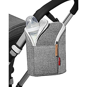 Skip Hop Baby Bottle Bag, Grab & Go, Grey Melange