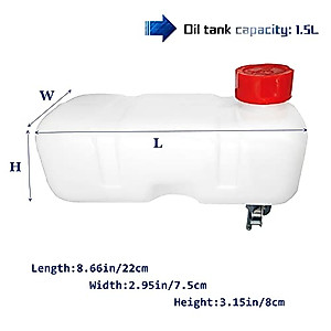 PLAIRC Auxiliary Oiler Kit - Working With Chainsaw Milling Attachment, Chainsaw Mill Winch Kit ,Slabbing Ripping Sawmill,Chain Saw Milling Is The Perfect Combination