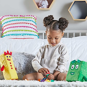 Learning Resources Numberblocks Three and Four Playful Pals, Cuddly Numberblocks Three and Four Plush Toys, Numberblocks Plush Girls and Boys, Soft Toys for Toddlers 1-3, Ages 18 Months+