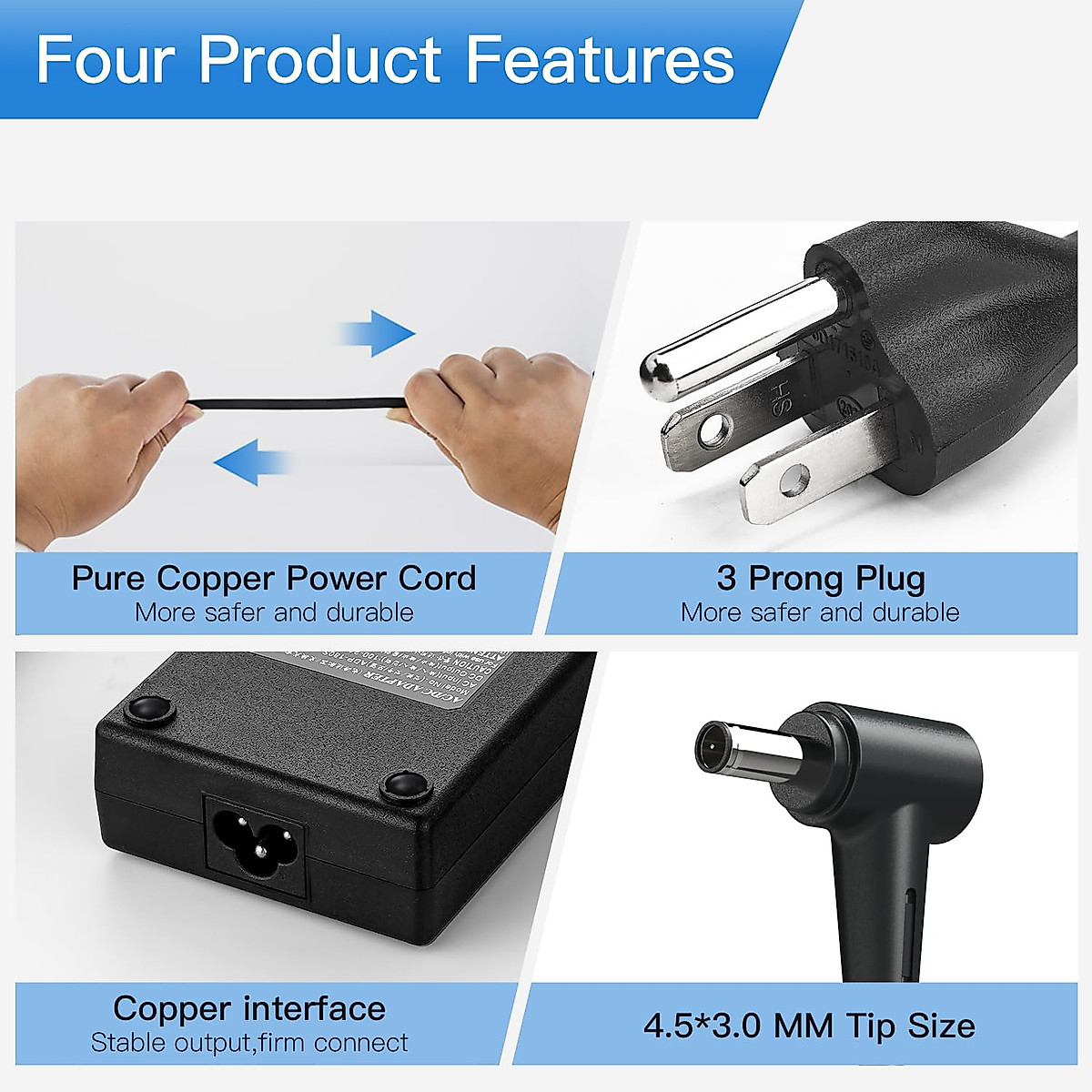 20V 9A 180W AC Adapter Charger Fit for MSI Creator M16, Stealth 15M, Crosshair Sword 15 17, GF66 GF76 GL66 GL76, A17-180P4B A18-150P1A Laptops Power Supply Adapter Cord