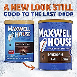 Maxwell House Dark Roast Ground Coffee (10.5 oz Canister)