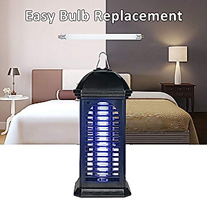 Bug Zapper Electric Indoor Insect Killer suspensible UV Light | Mosquito Killer Bug Fly Pests Attractant Trap Zapper Lamp w/Powerful 1000V Grid for Indoor Home Bedroom,Kitchen, Office