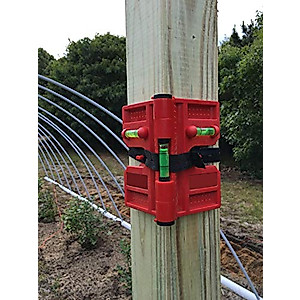 2 Pack Folding Magnetic Post Level for Pipe, Post and Beams Leveling