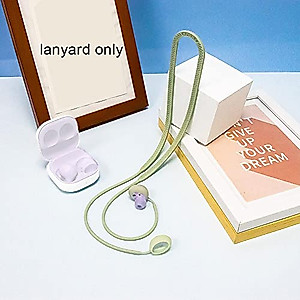 Soft Silicone Sports Headset Strap Wireless Earphones Lanyard Anti-Lost Rope Hanging Neck Lanyard for Sangsung Galaxy Buds 2