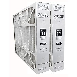 Clean Comfort AMP-11-2025-45 (1-Pack) - 20" x 25" x 4.5" Media Air Filter, MERV 11
