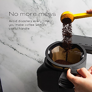 Ceybo Replacement Reusable 2 Pack Filters for Ninja Coffee Bar Glass Thermal System Compatible with All CF09X Series Models