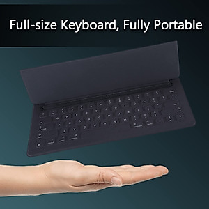 Smart Keyboard for Ipad pro, 12.9in Portable Tablet Intelligent Carrying Foldable Ultra-Slim Keyboard with 64 Keys for Ipad Pro 2nd Generation & 1st Generation