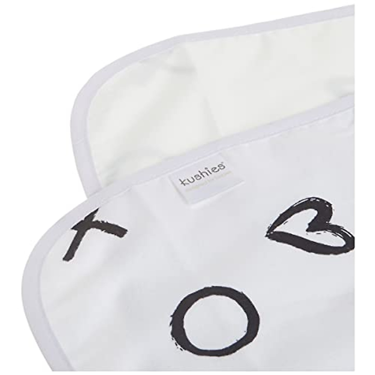 Kushies Deluxe Change Pad Flannel, XO Black & White (P210-639)