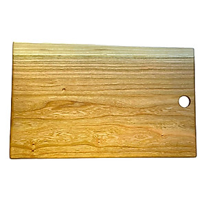 Wild Black Cherry Cutting Board/Charcuterie Platter. Handmade in Michigan USA from local trees. No Glue. No Seams. 9.4” x 14.4” x 0.25” (Black Cherry, 14.4" x 9.4" x 1/4")