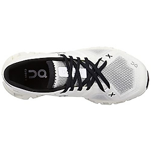 On Women's Cloud X 3 Sneakers, White/Black, 6 Medium US
