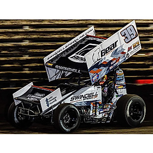 LIMITED EDITION ACME Winged Sprint Car #39 Sammy Swindell Bear Archery Swindell SpeedLab (2021) 1/18 Diecast Model Car by Acme A1809512