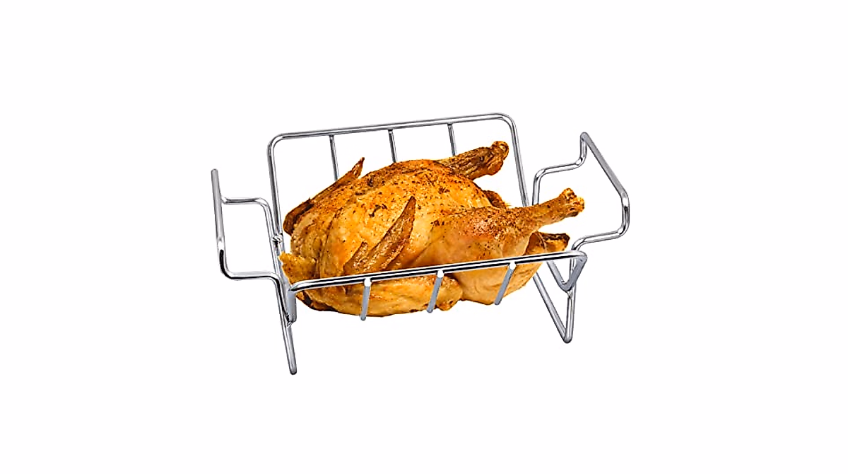 Burly grill Turkey Rack Turkey Toasting Rack for Big Green Egg, BBQ Rib ...