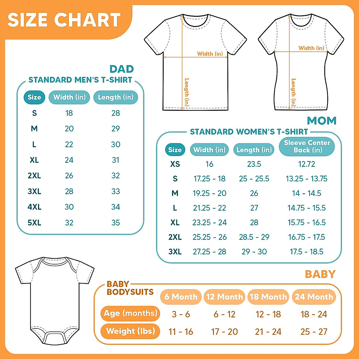 365fury Personalized Family Matching Shirt for 3, Burrito Taco & Taquito Matching Shirts Outfit Black, New Parent Gifts, Baby 1st Birthday, First Fathers Day