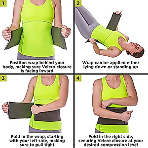 BraceAbility Abdominal Treatment Wrap for Diastasis Recti | Breathable, Non-Slip Postpartum Tummy Slimming Band for Stomach Muscle Support, Back & Waist Compression After Pregnancy (XS)