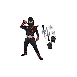 Halloween boy Ninja Luxury Children's Clothing Ninja Children's Ninja Costume Black Warrior