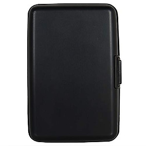 Columbia Men's Metal Hard Case RFID Credit Card Holder Wallet