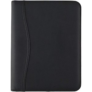 AT-A-GLANCE Textured Faux Leather Undated Starter Set, Desk Size, Black (031-0340-05)