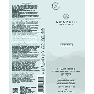 Awapuhi Wild Ginger by Paul Mitchell Cream Rinse, Detangles + Repairs, For Dry, Damaged + Color-Treated Hair, 8.5 fl. oz.