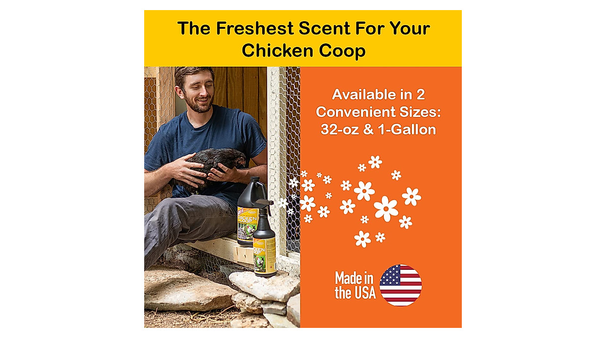 MICROBE-LIFT Chicken Coop Cleaner and Odor Eliminator, Use on All ...