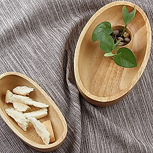 Serving Trays Serving Tray Boat Tray Wooden Tray Creative Tray Multifunctional Suitable for Dessert Bread Home Decor Elegant Decorative Tray (Size : B)