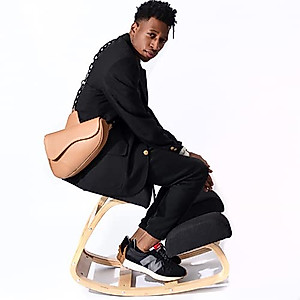 Sleekform Austin Kneeling Chair - Home Office Ergonomic Computer Desk Stool For Active Sitting