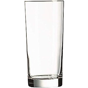 Arc Cardinal ArcoPrime Straight Sided Beverage/Cooler Glass, 16 Ounce Set of 12, Clear