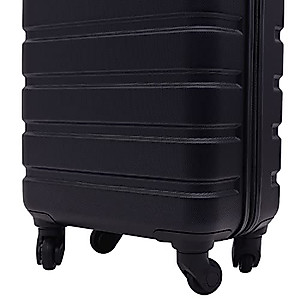 Wrangler Hardside Spinner Luggage, Black, Carry-On 20-Inch