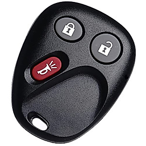 Keyless Entry Remote Control Key Fob Replacement Fits for Chevy Silverado 1500 2500HD 2003 2004 2005 2006 Avalanche Equinox SSR Suburban Tahoe GMC Sierra Yukon XL Hummer H2 Cadillac Escalade LHJ011