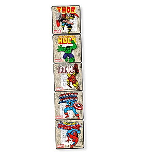 Avengers Coloring Book Set Bundle with Avengers Stickers and Superhero Door Hanger (Avengers Classic)