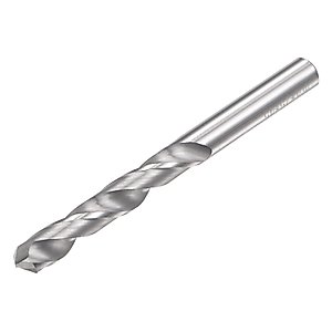 uxcell Solid Carbide Drill Bits, 4mm C2/K20 Tungsten Carbide Jobber Drill Bits Straight Shank Drilling Tool for Stainless Steel Aluminum Iron Metal Plastic