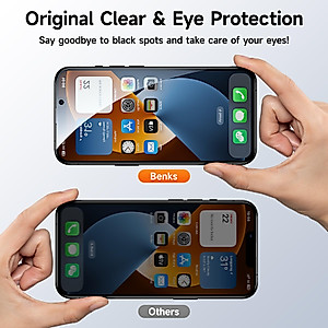 BENKS [2 Pack Compatible for iPhone 13 Pro Max (6.7" 2021) Privacy Screen Protector, Anti-Spy Tempered Glass Film, 9H Hardness, Precise Cutout, Bubble Free, Scratch Resistant, Case Friendly