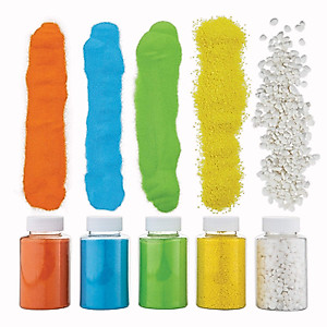 MindWare Make Your Own Dinosaur Habitat – Fun & usable DIY Dino Crafts for Boys, Girls & Teens – Make a Sand-Art Dinosaur Habitat with All Pieces Included – 12 pcs – Ages 6+