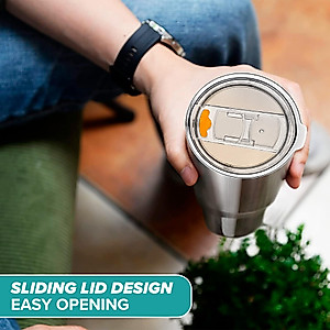 Coffee Tumbler Replacement Lids Yeti - 2Pcs Spill Proof Lids for Yeti Tumblers - Compatible with Yeti Lids 30 oz and others Cup - Lids for Stainless Steel Tumbler Travel Cup Yeti 30 Oz Сup lids